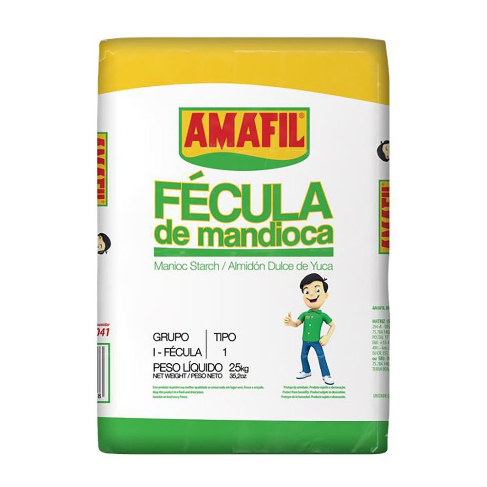 FÉCULA DE MANDIOCA MAFIL PACOTE 25KG | Fortali