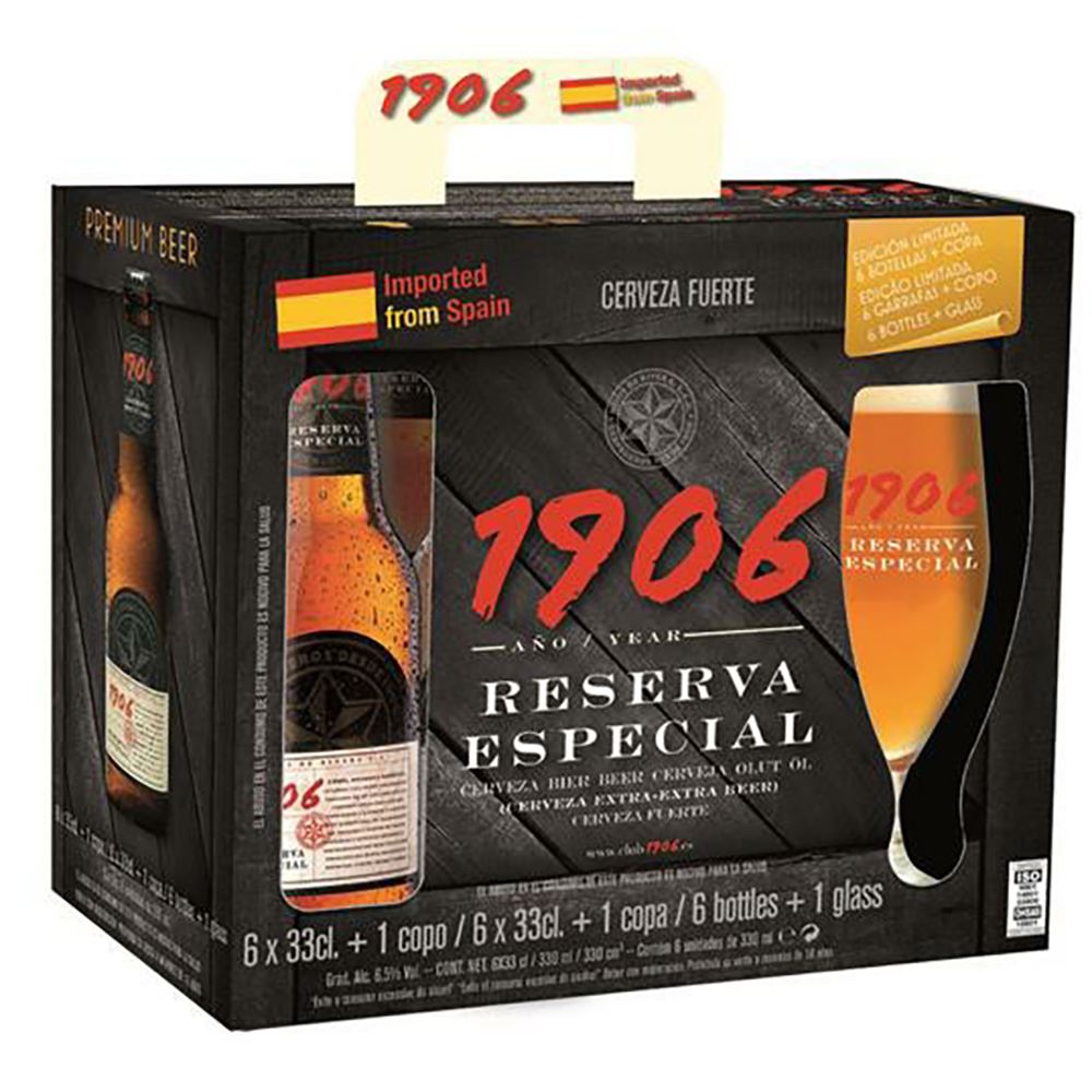 KIT CERVEJA LONG NECK 1906 RESERVA ESPEC | Fortali Distribuidora de ...